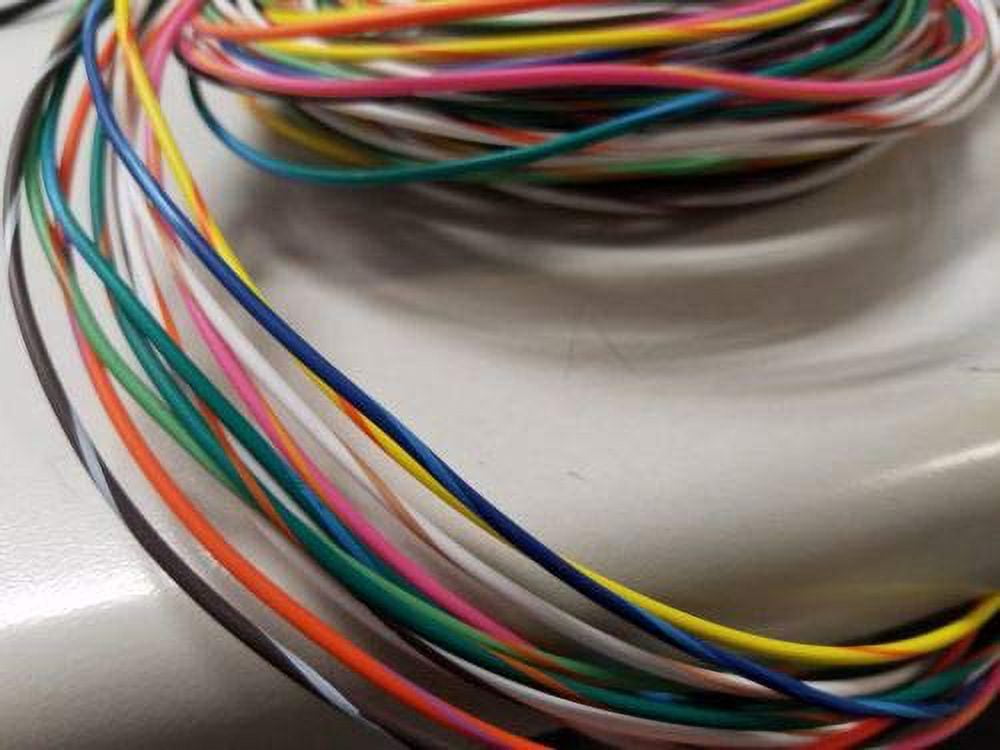 JumpingLight 20 awg TXL HIGH Temp Automotive Power Wire 10 Striped ...