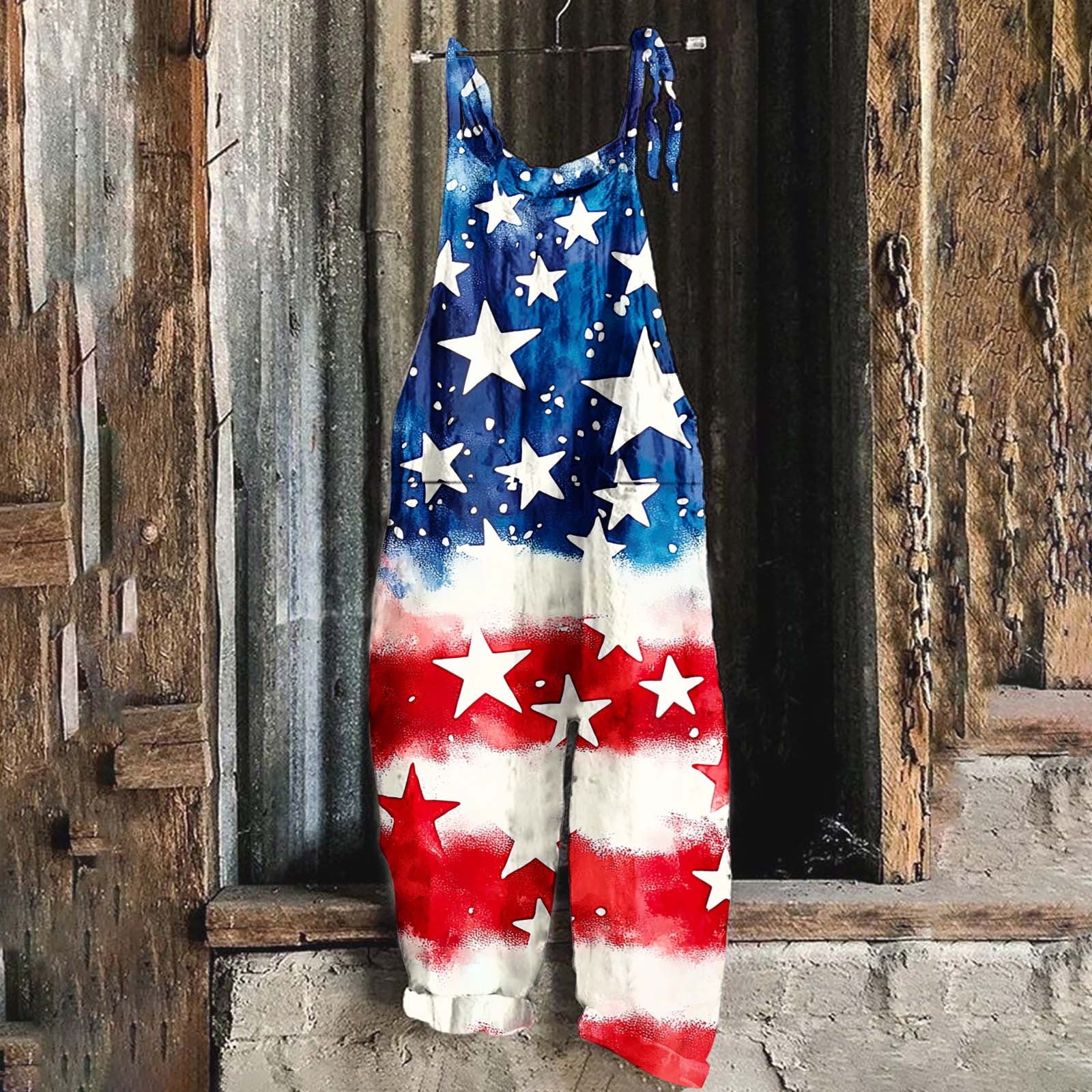 Jumpsuits for Women Summer Ladies' Fashion Printing Imitation Cotton ...