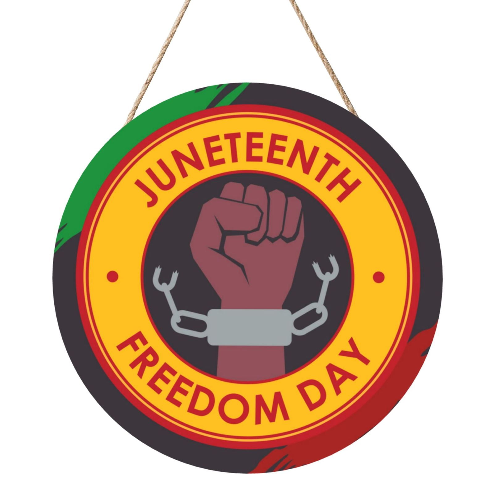 Jun-et-eenth Black History Month Fist Pride African American Wooden ...