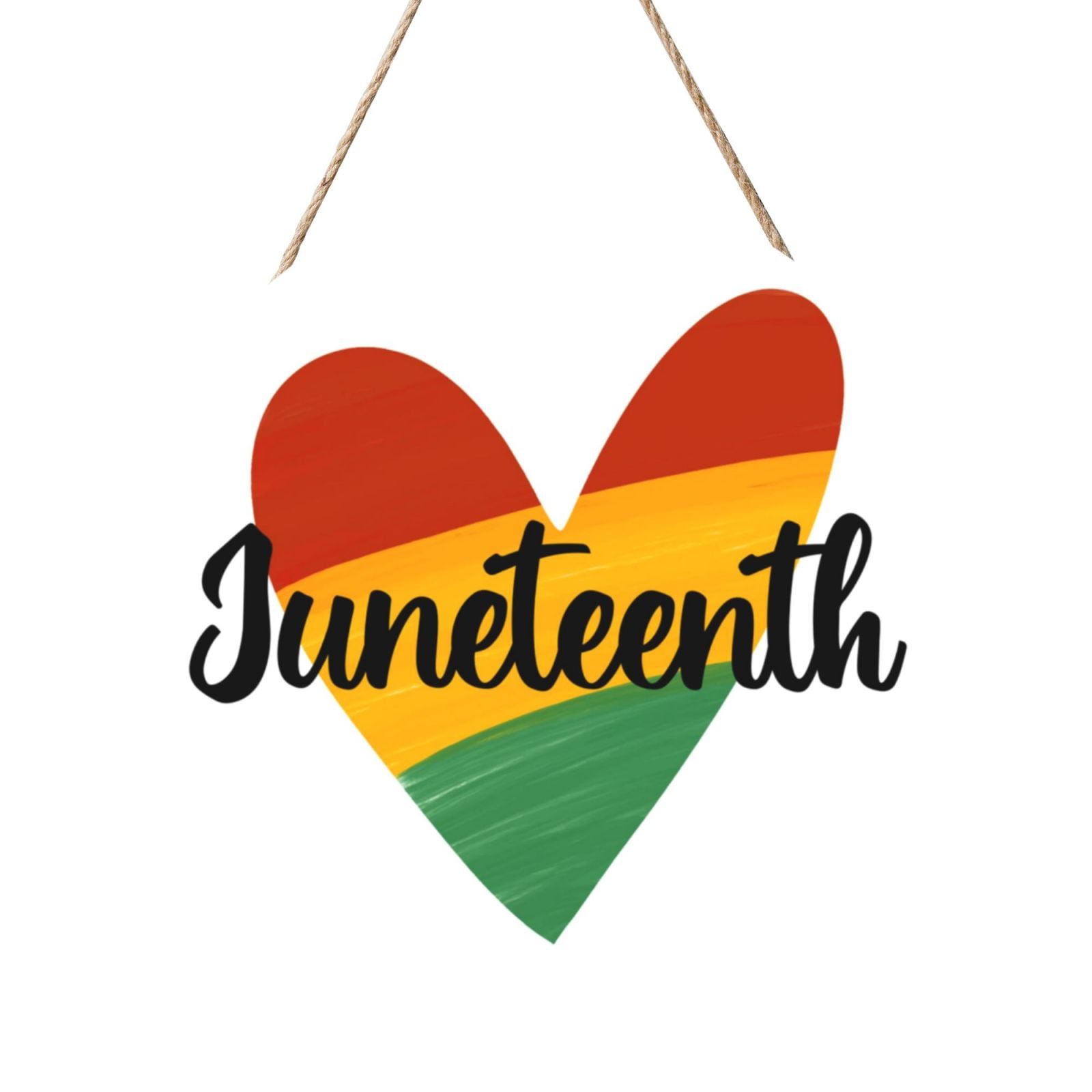 Jun-et-eenth Is My Independence Day Wooden Hanging Sign Ornament ...
