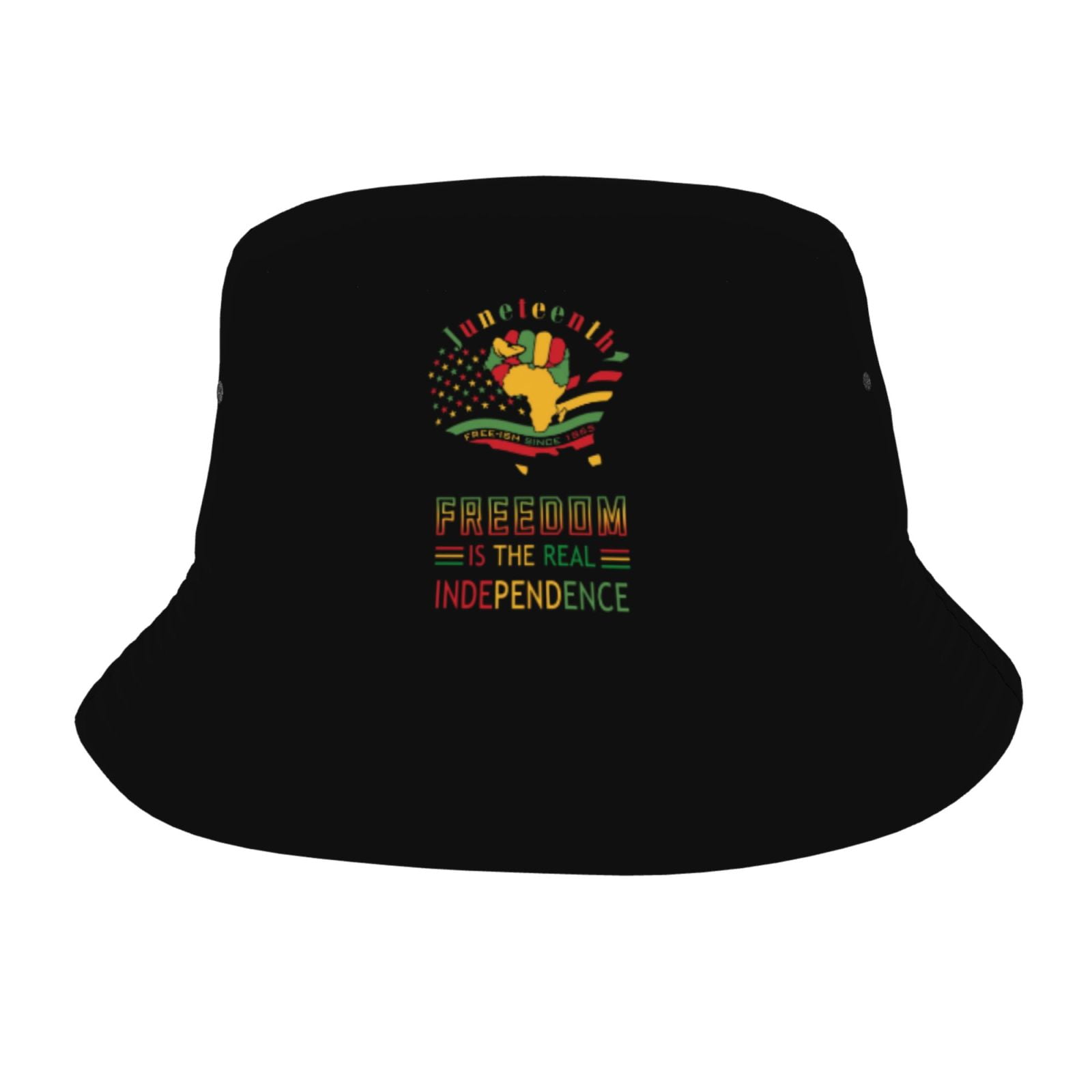 Jun-ete-enth Celebrating Black Freedom 1865 African American Bucket Hat ...