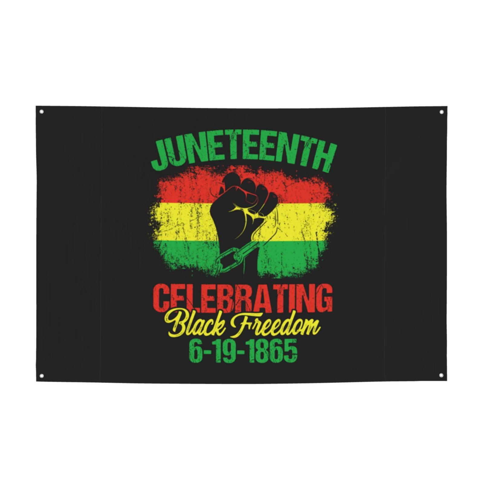 Jun-ete-enth Celebrating Black Freedom 1865 African American Large ...
