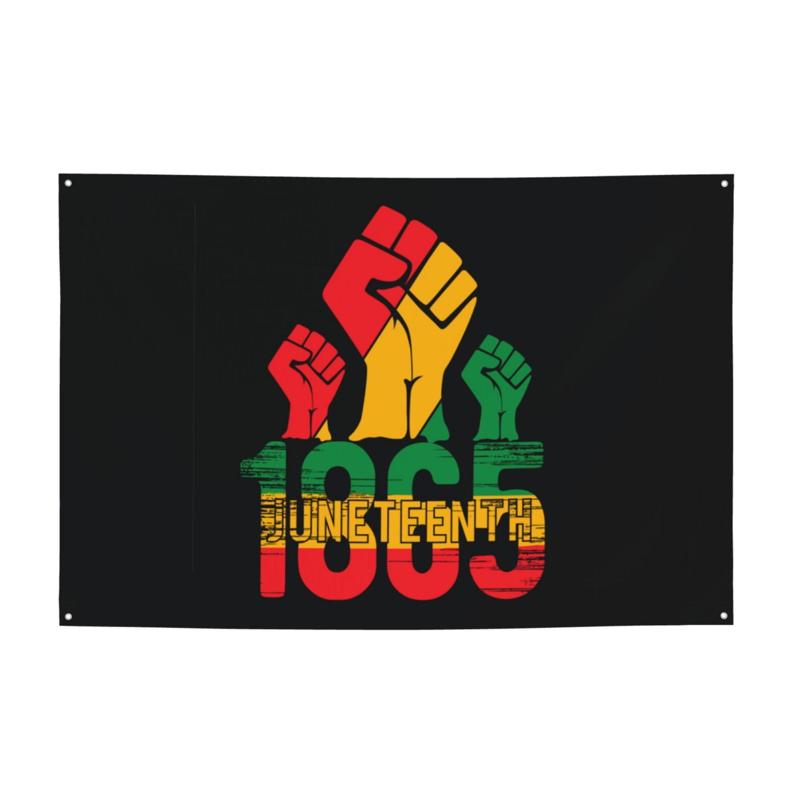 Jun-ete-enth Day Freedom 1865 Black His-tory Pride Large Banner Party ...