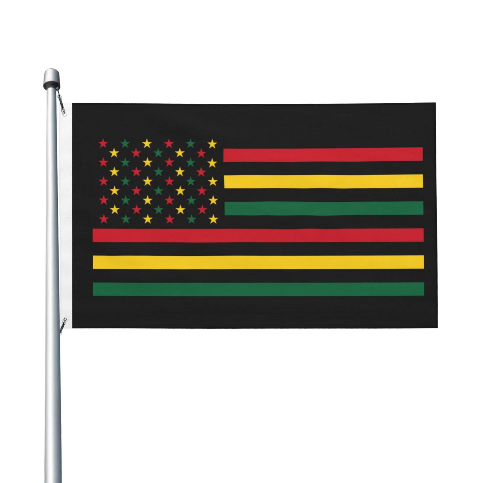 Jun-ete-enth Flag Black His-tory Month African American Garden Flags ...