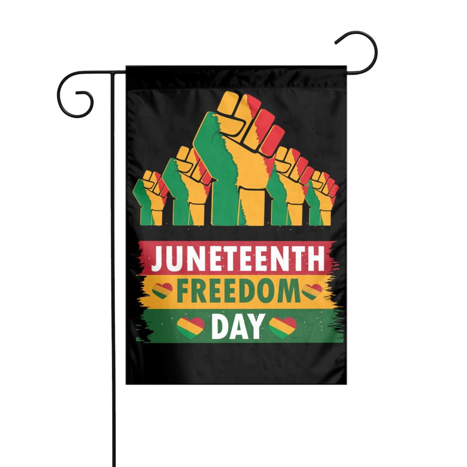 Jun-ete-enth Flag Independence Freedom Day Garden Flag Double Sided ...