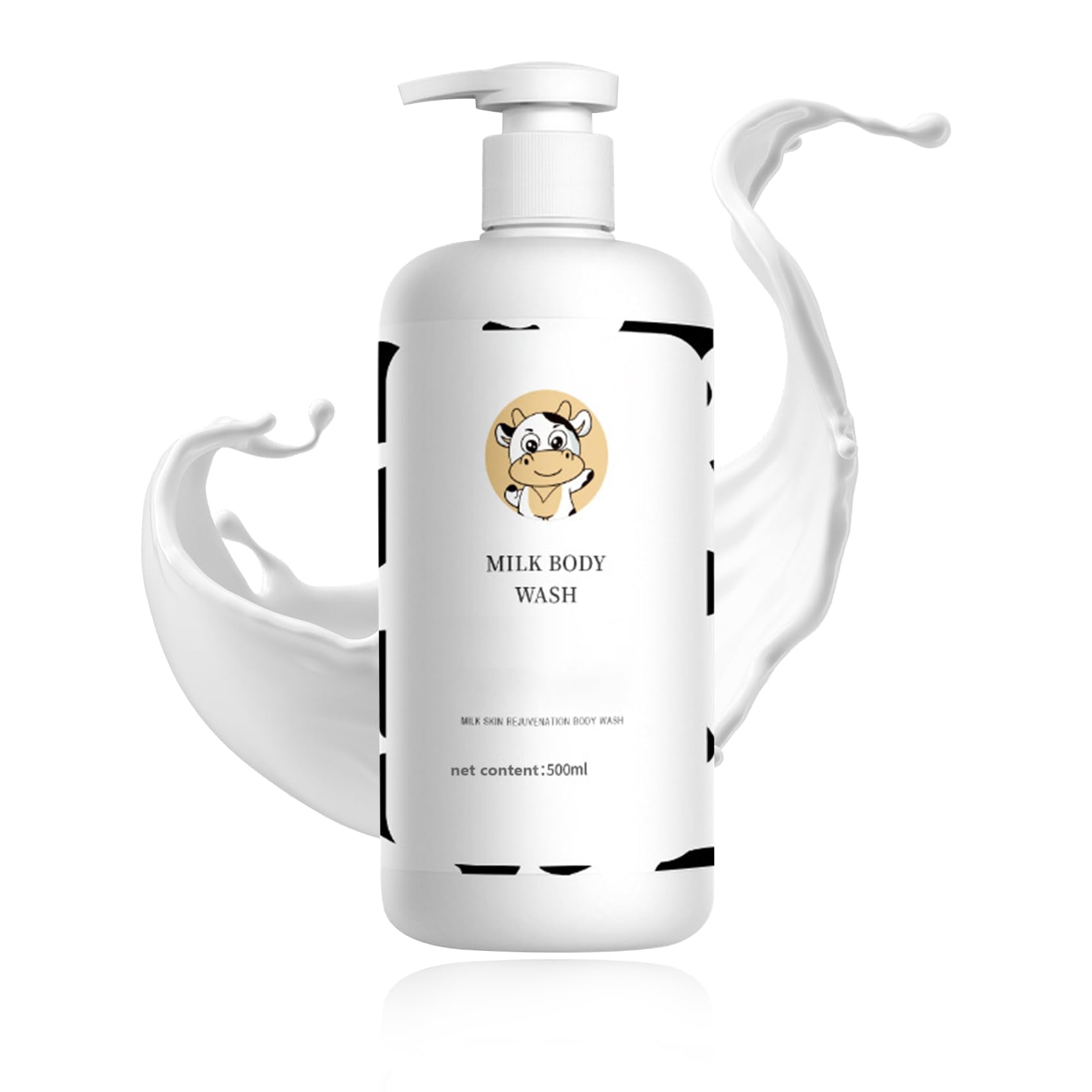 JunKuJK Milk Body Wash TSF6 500ml,Mostiurizing Milk Lotion,Gentle ...