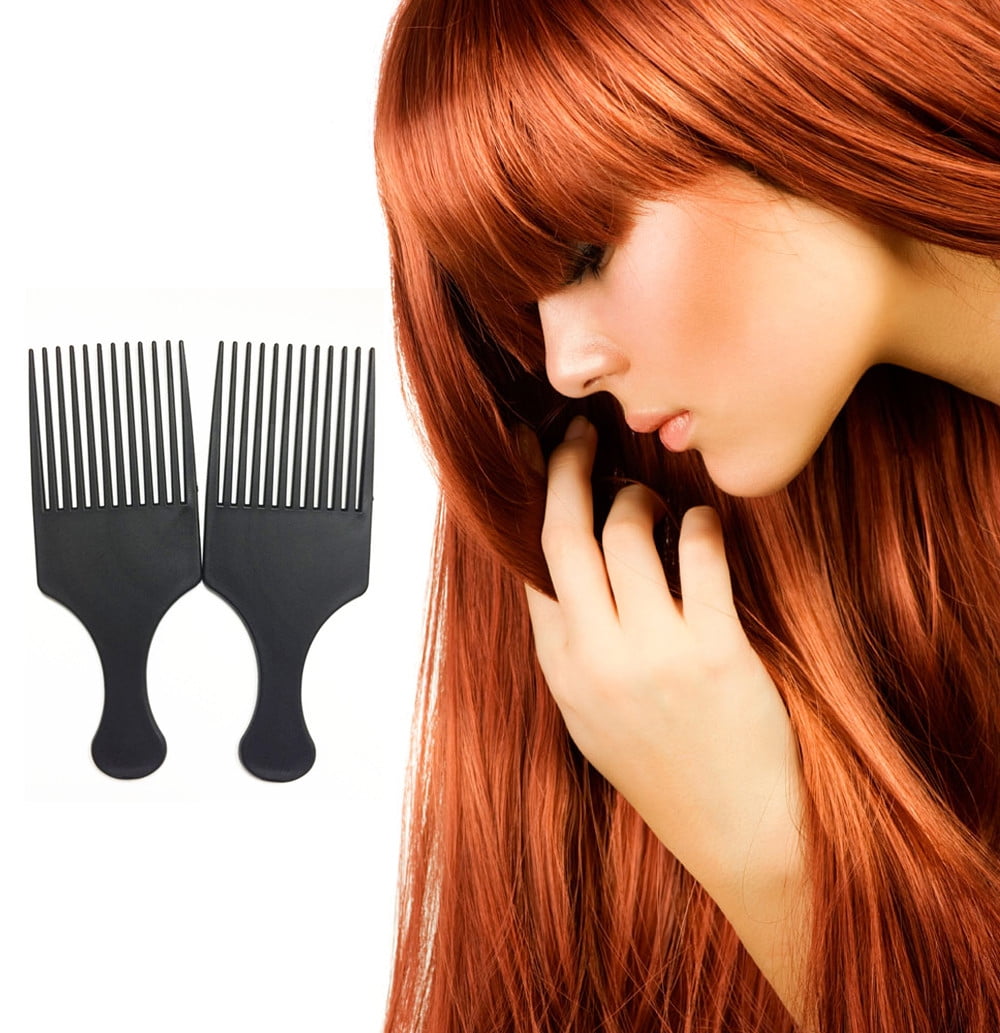 JunYeShi 1 Pcs Wide Hair Pick Comb Plastic, Lift Hair Pick Comb for ...
