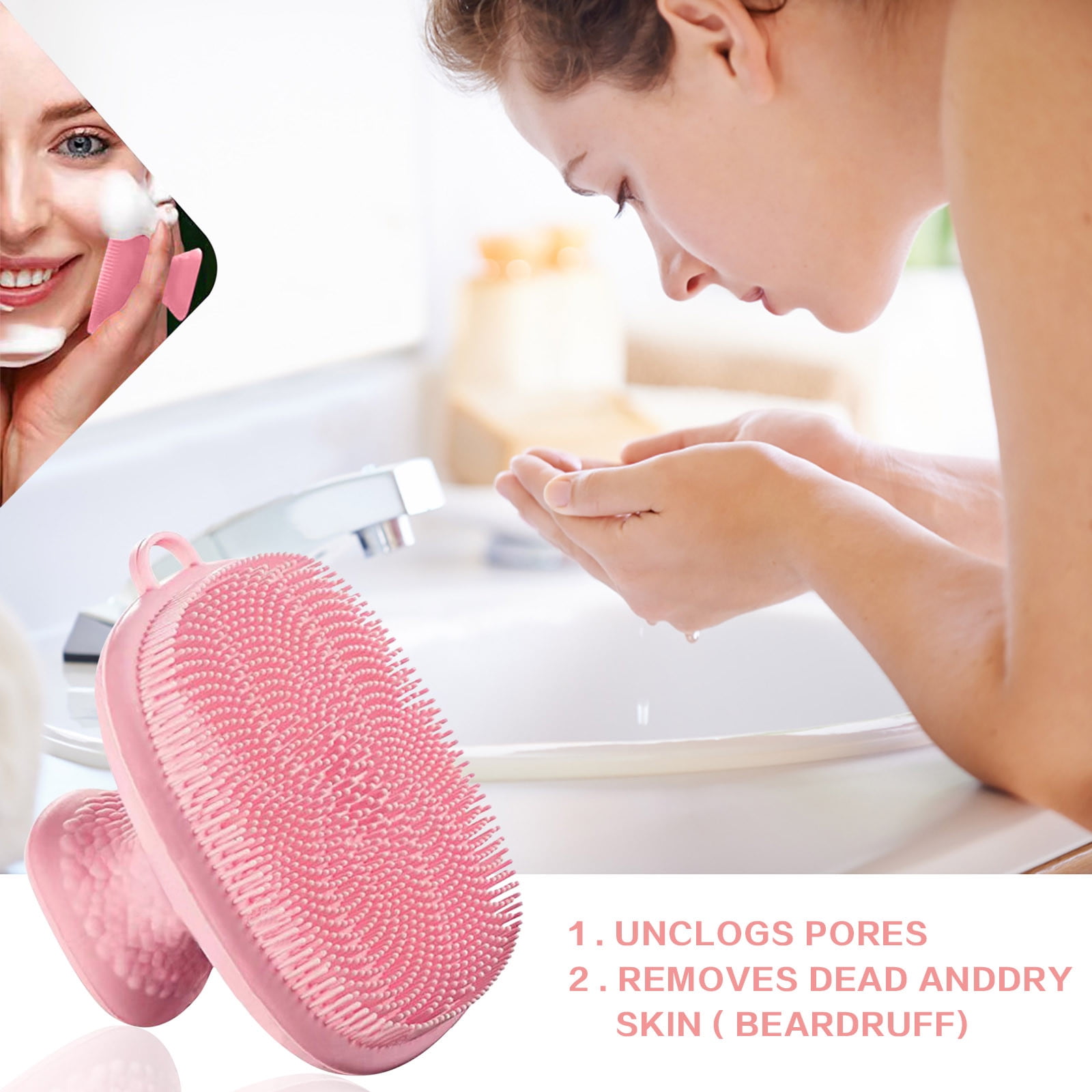 JunYeShi Facial Scrub, Gentle Exfoliating Pad and, Facial Scrub ...