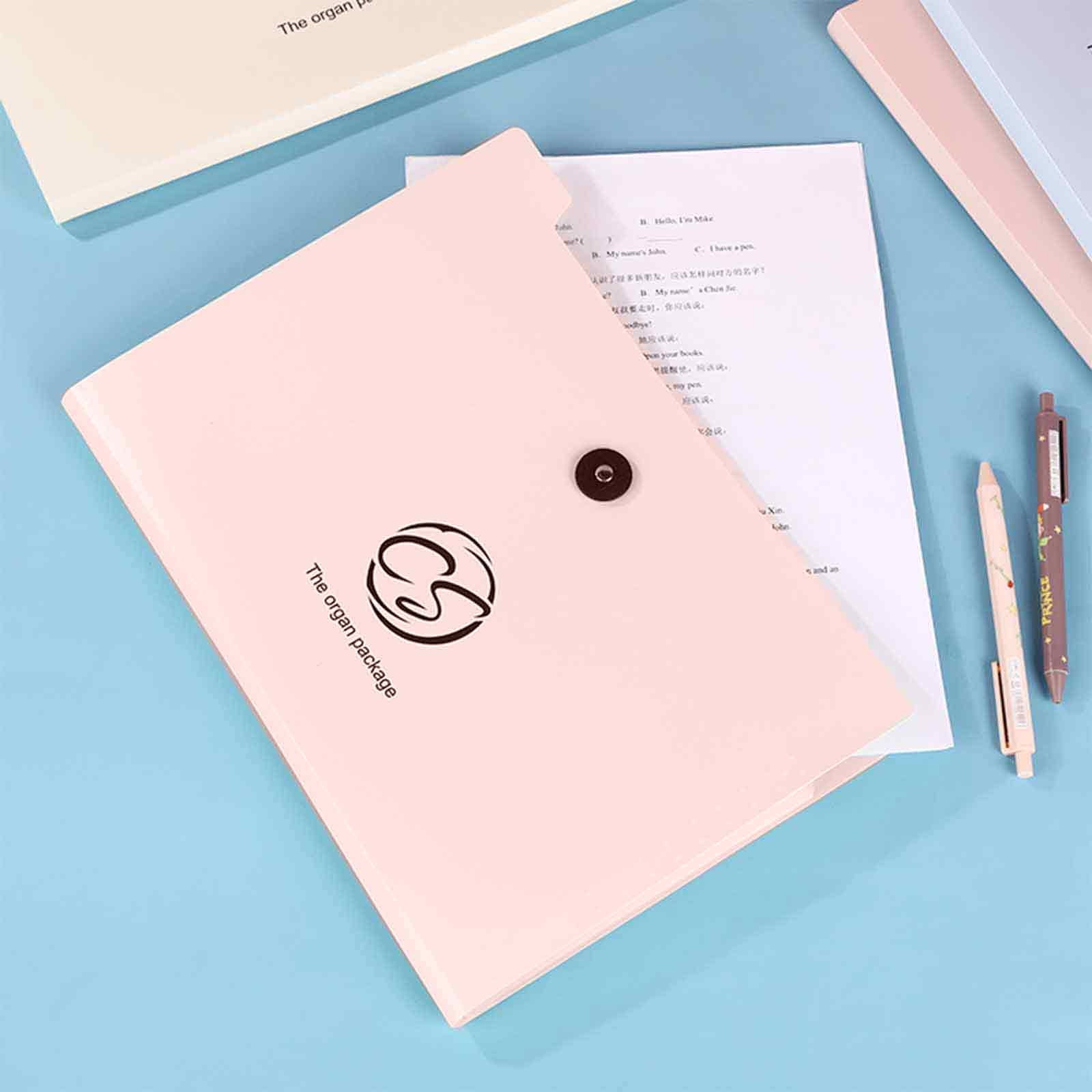 JunYeShi Folder Portable A4 Test Paper Storage Bag Large Capacity ...