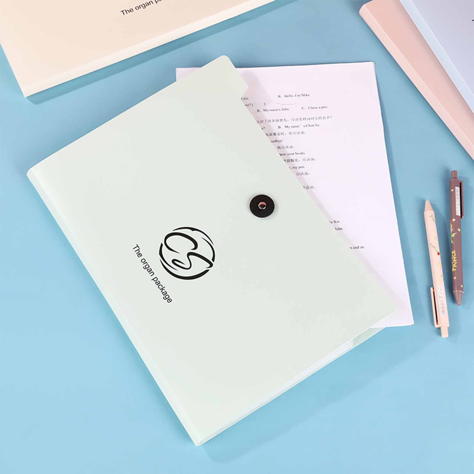 JunYeShi Folder Portable A4 Test Paper Storage Bag Large Capacity ...