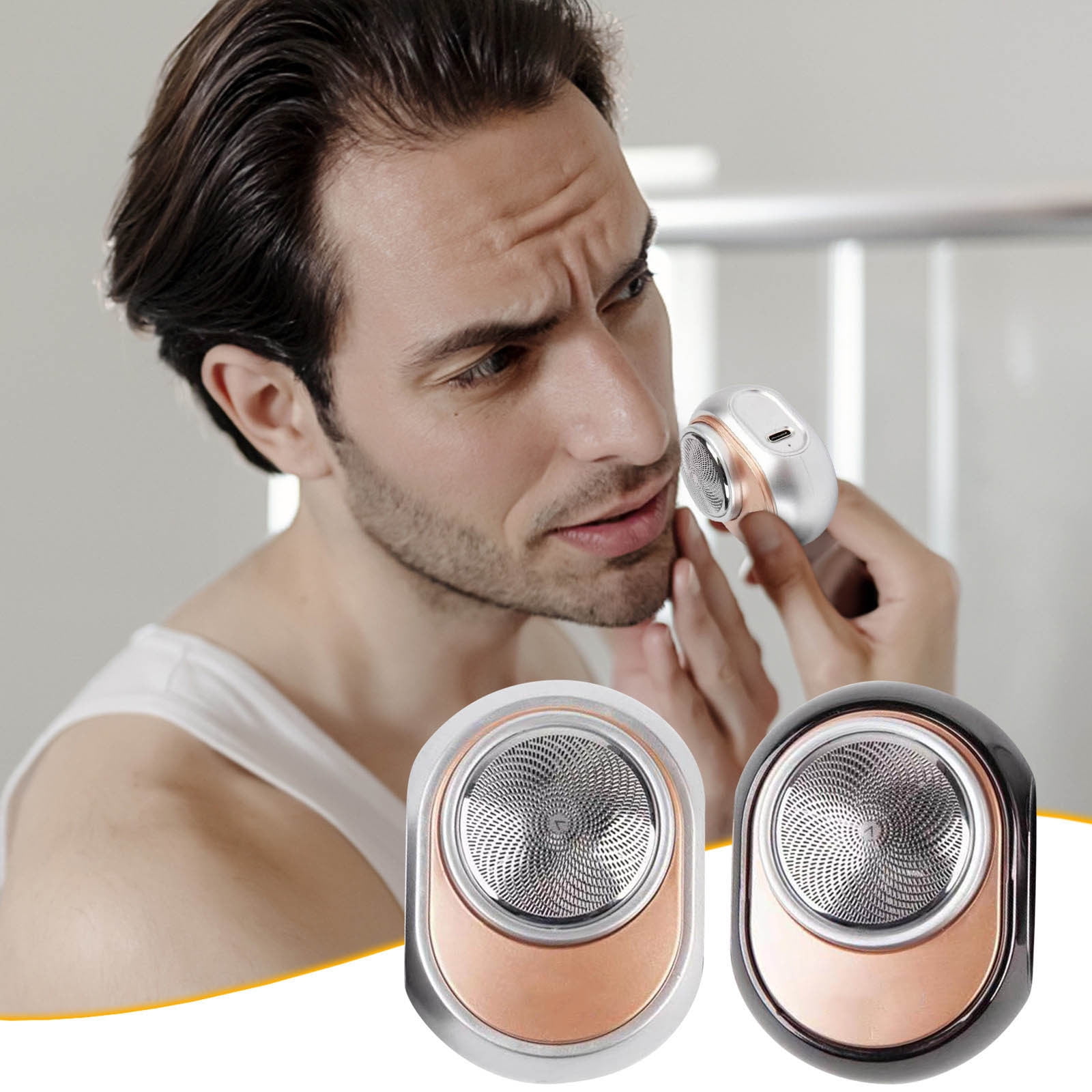 JunYeShi High End Round Head Small Portable Men's Electric Shaver ...