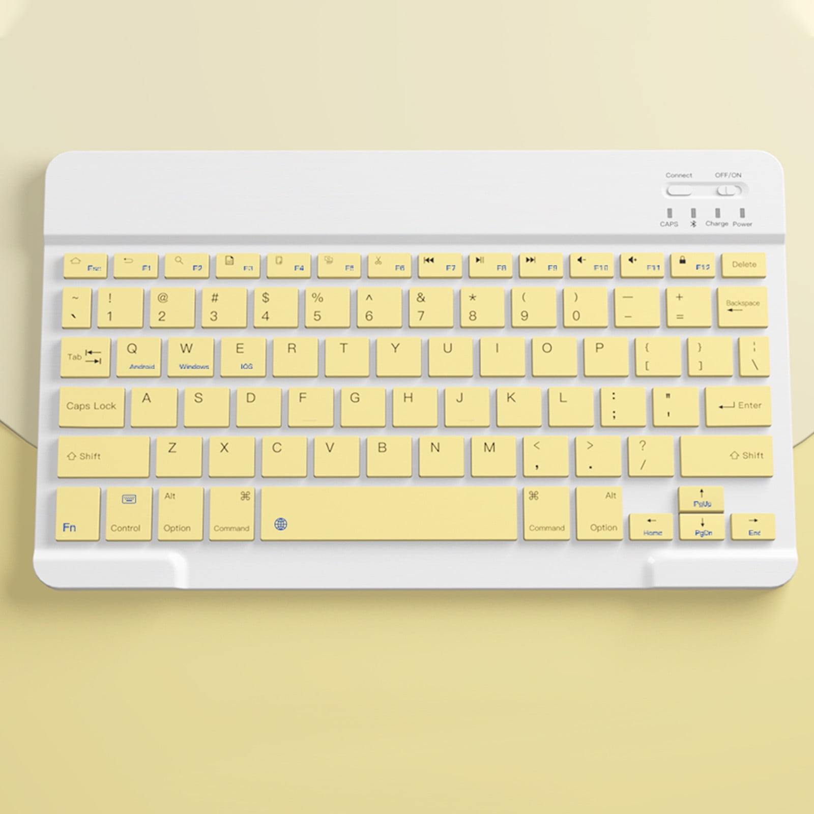 JunYeShi Wireless Keyboard Mouse Combo, Compact Full Size Wireless ...