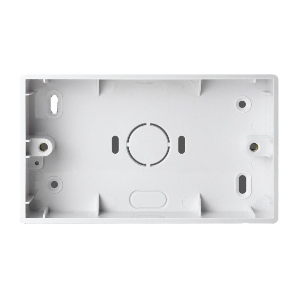 Junction Back Box Electrical Universal Standard Plastic PVC Recessed ...