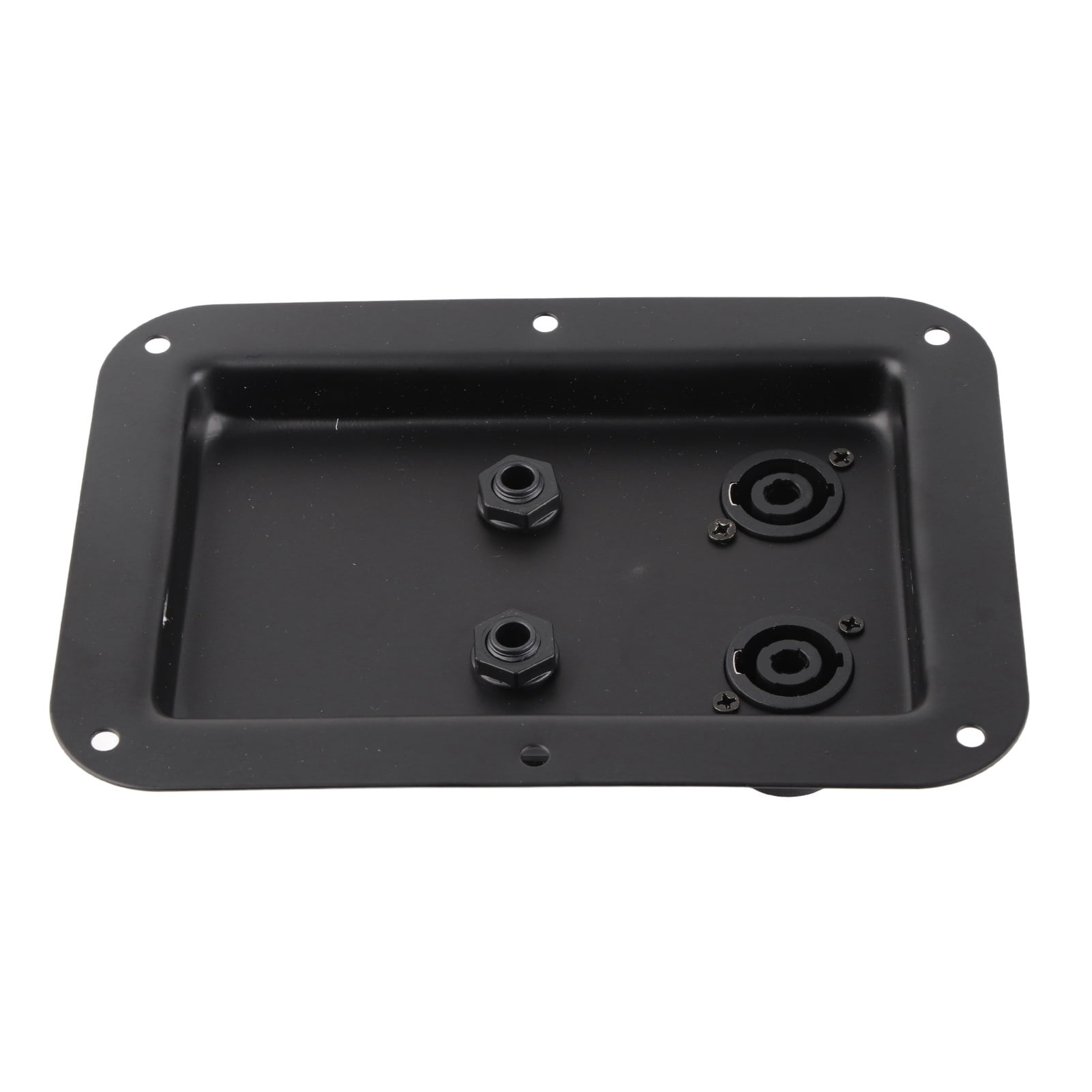 Junction Box 4 Core Socket Jack Plate Dual 6.35 Plug Speaker Junction ...