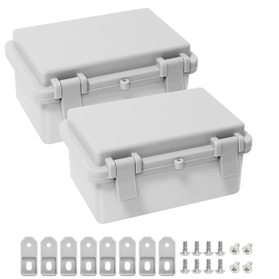 Junction Box, ABS Plastic IP65 Waterproof Dustproof Universal ...
