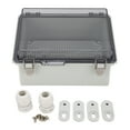 Junction Box ABS Plastic Waterproof Dustproof Hinged Shell Outdoor ... Junction Box ABS Plastic Waterproof Dustproof Hinged Shell Outdoor ...
