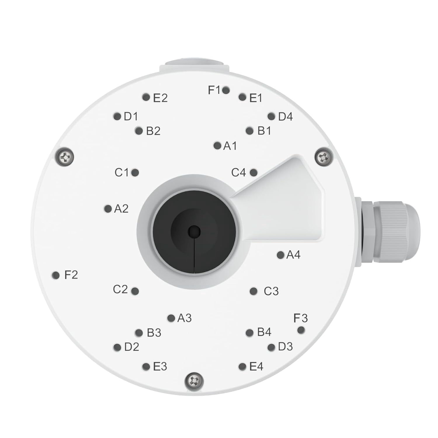 Junction Box D20 for Dome Cameras - RLC-520A, RLC-820A, RLC-1224A, E1 ...
