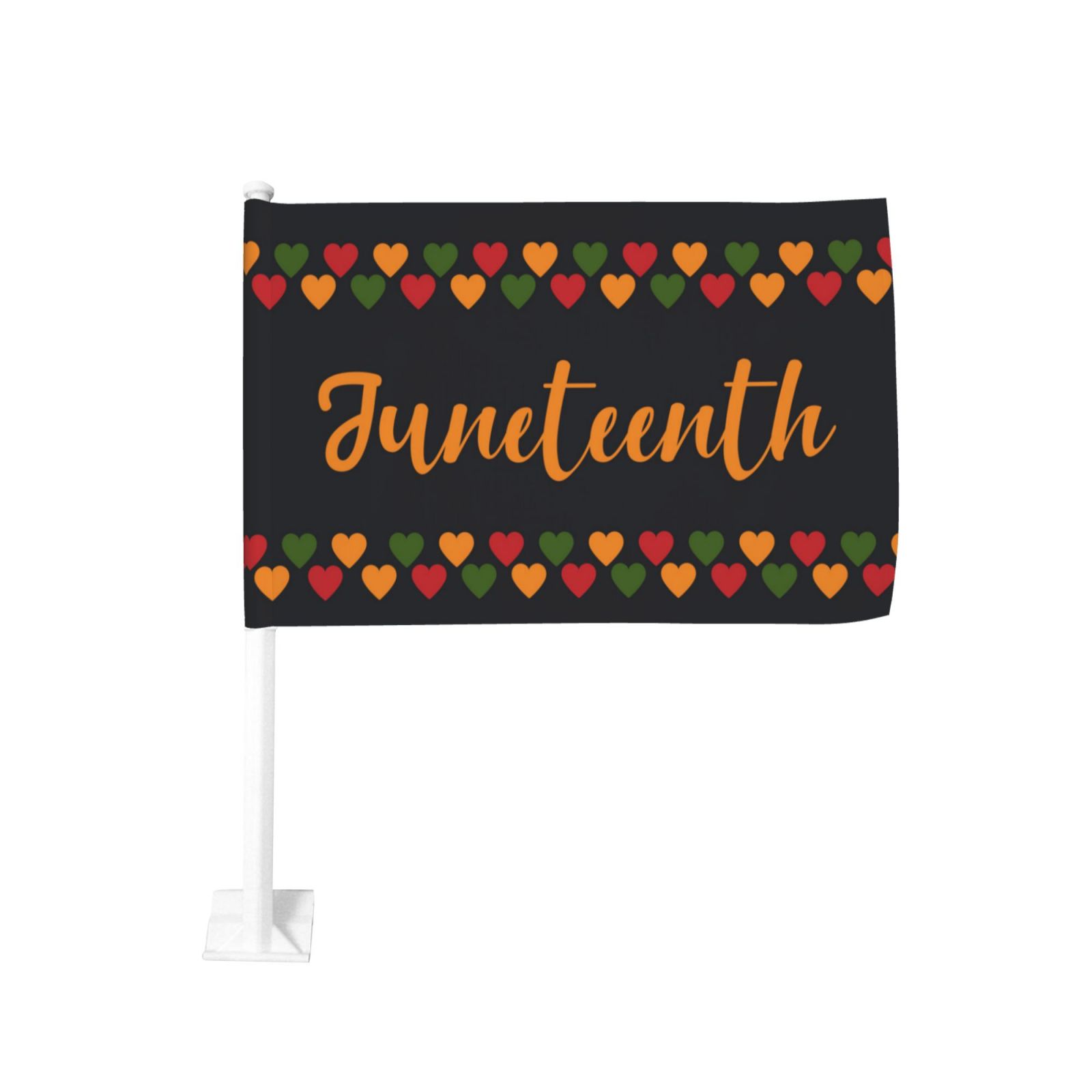 June 19 1865 June-teenth Independence Freedom Day Car Flag Double-Sided ...