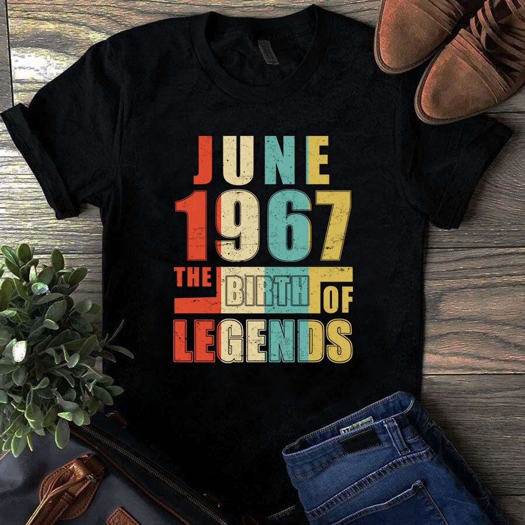 June 1967 The Birth Of Legends Vintage Unisex Royal Blue/ Black ...