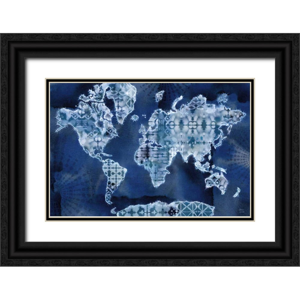 June, Dina 14x11 Black Ornate Wood Framed with Double Matting Museum ...