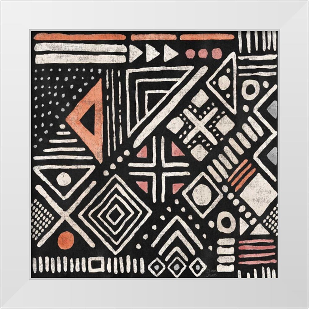 June, Dina 15x15 White Modern Wood Framed Museum Art Print Titled ...