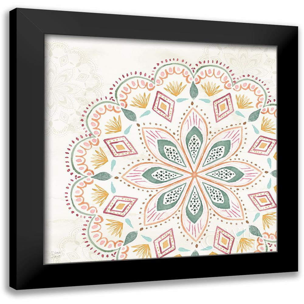 June, Dina 20x20 Black Modern Framed Museum Art Print Titled - Harvest ...