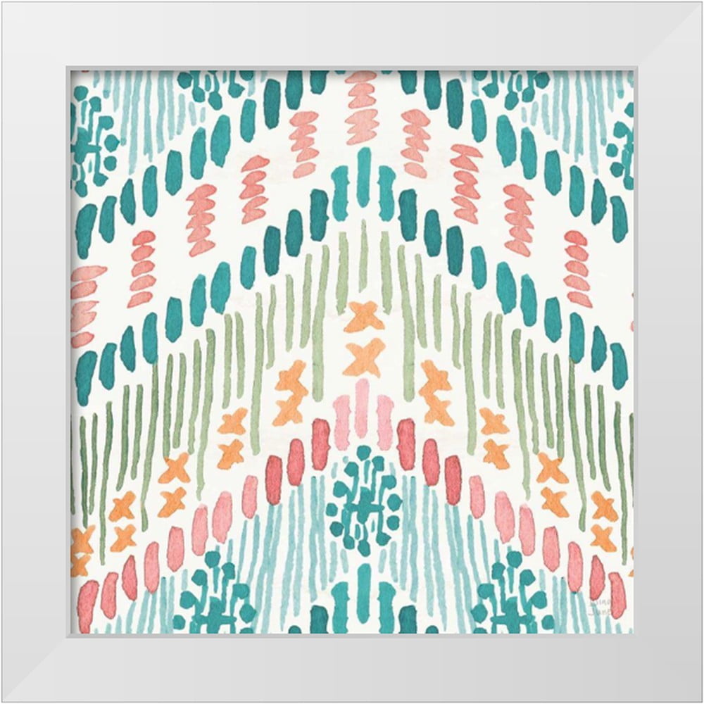 June, Dina 26x26 White Modern Wood Framed Museum Art Print Titled ...