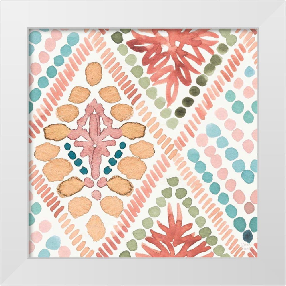 June, Dina 26x26 White Modern Wood Framed Museum Art Print Titled ...