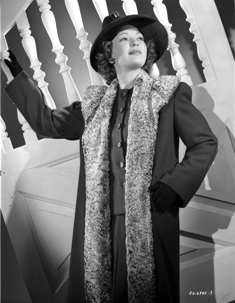 June Duprez on a Long Sleeve Dress Portrait Photo Print (24 x 30 ...