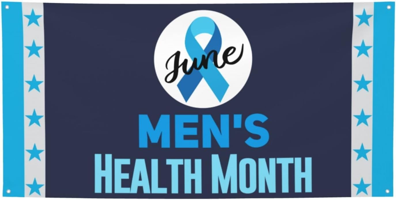 June Is Men'S Health Awareness Month Banner Sign 4x6 Ft National Mental ...