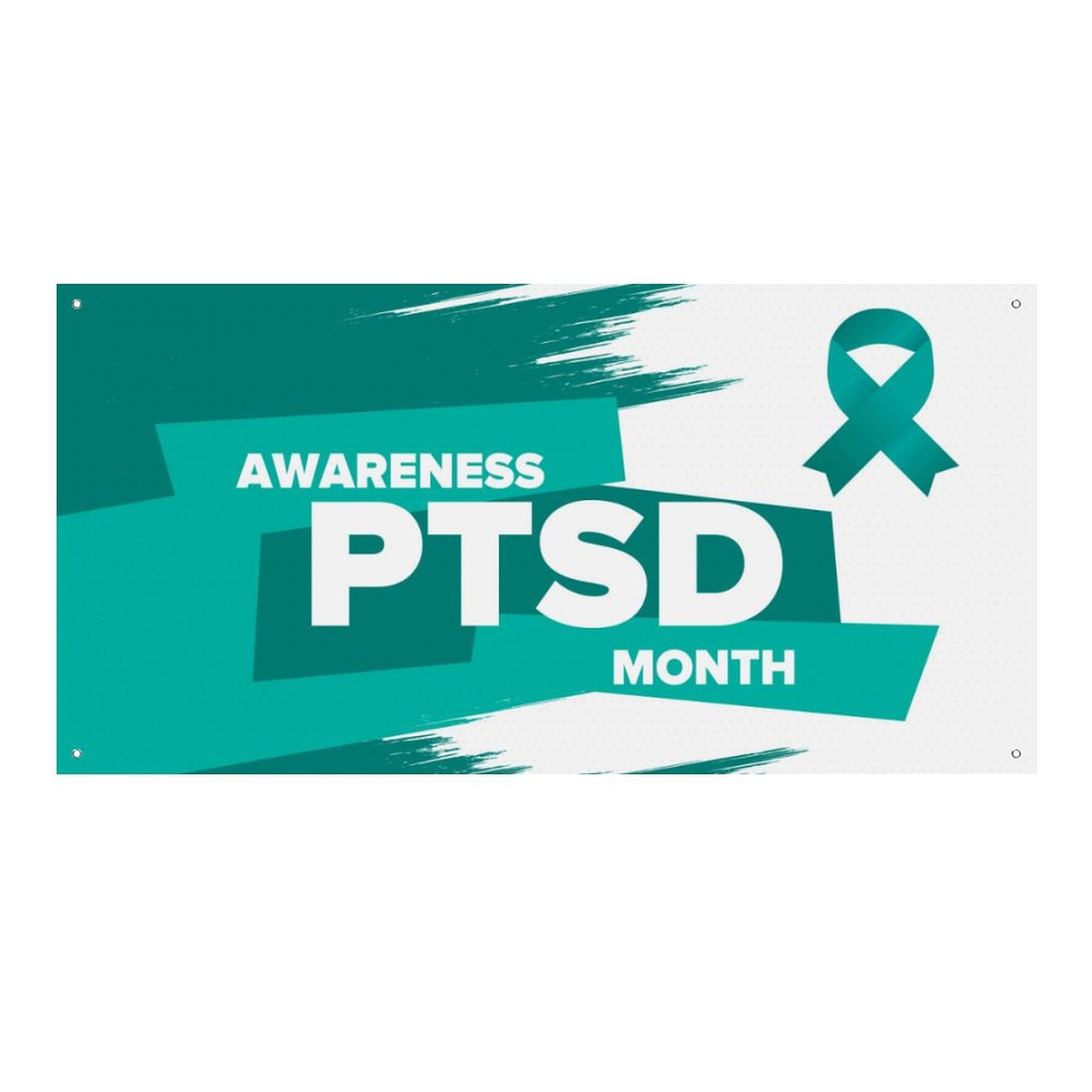 June Is PTSD Awareness Month Banners Flag Hanging Backdrop Sign Wall ...