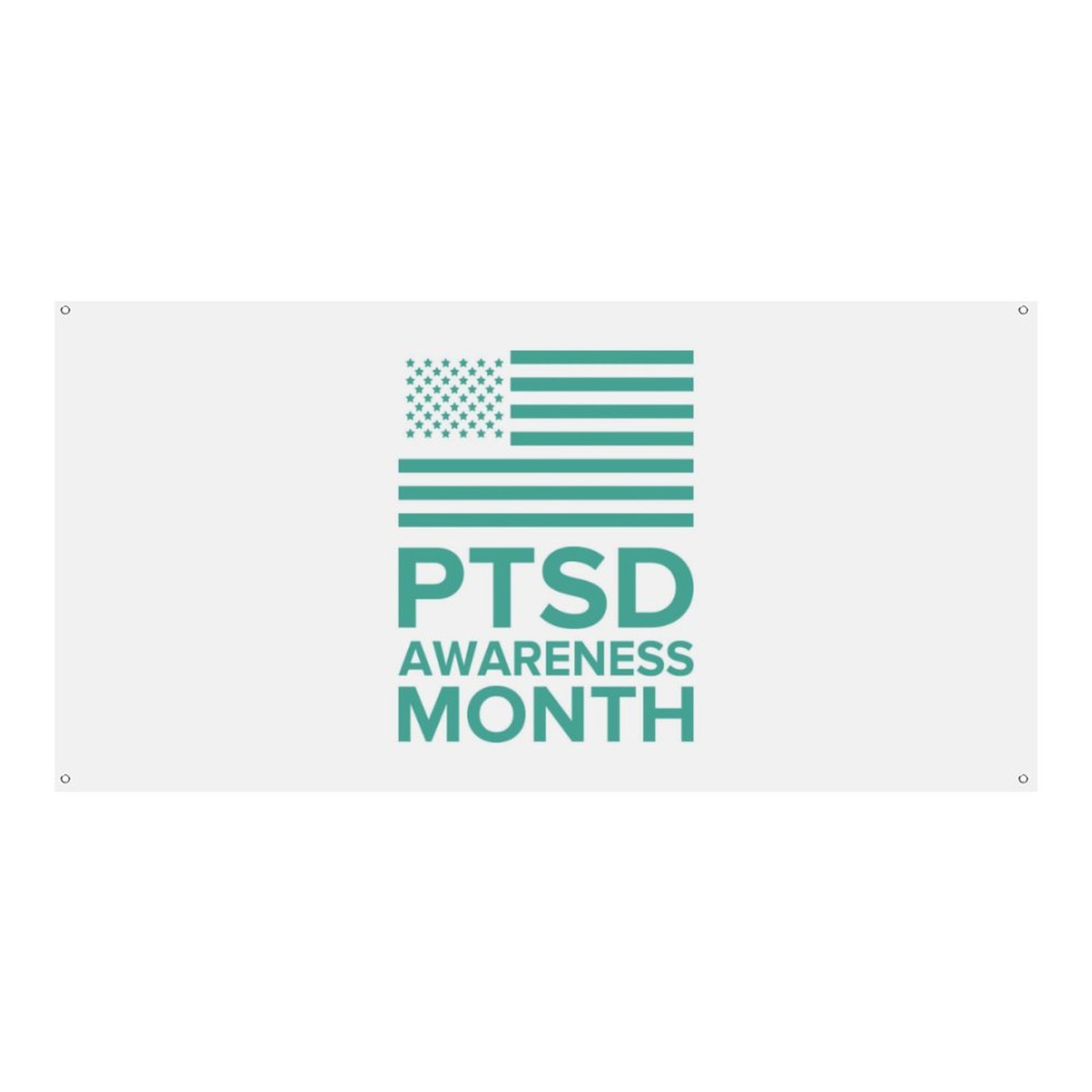 June Is PTSD Awareness Month Banners Flag Hanging Backdrop Sign Wall ...