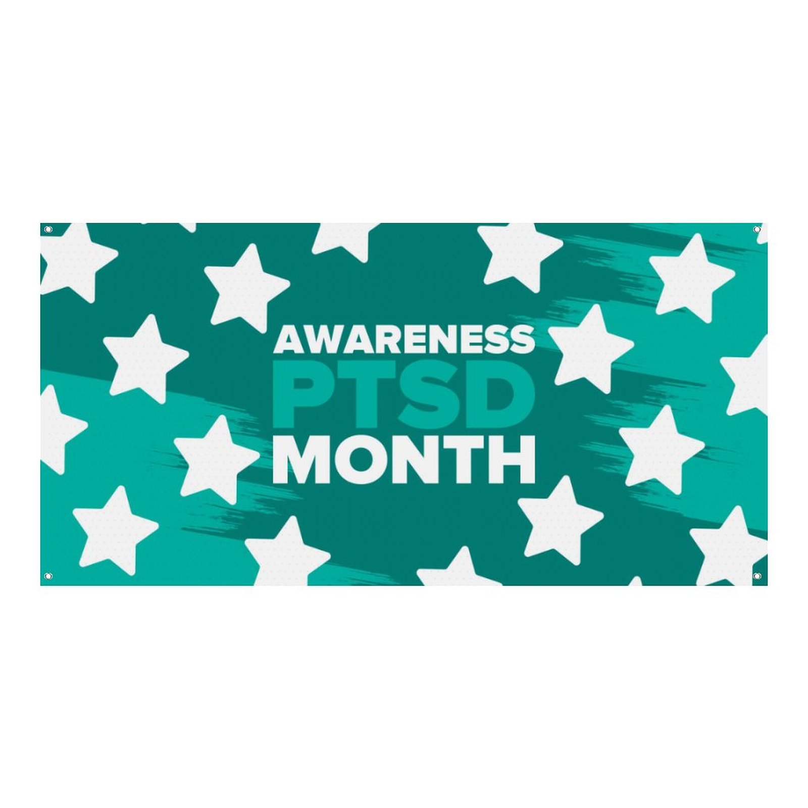 June Is PTSD Awareness Month Banners Flag Hanging Backdrop Sign Wall ...