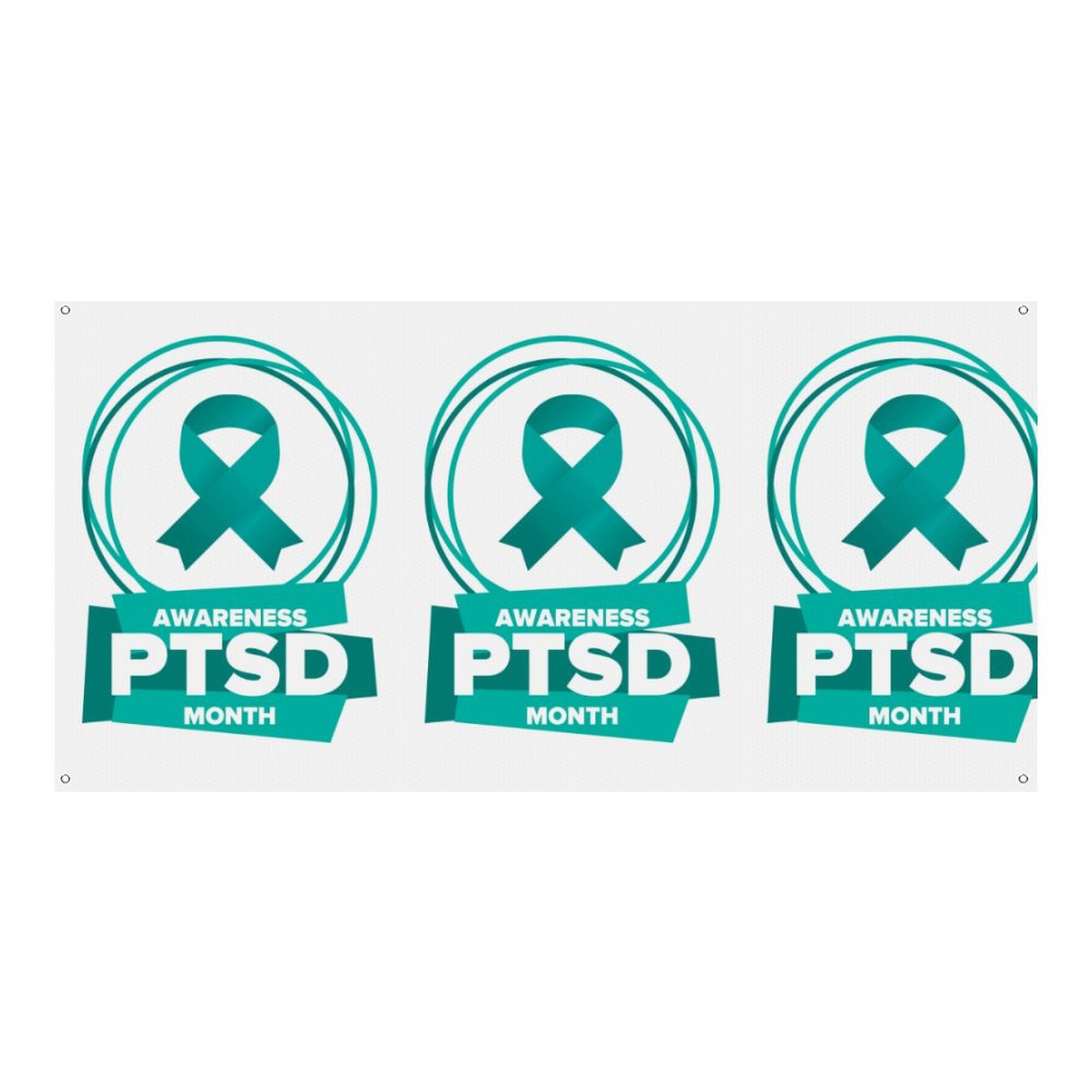 June Is PTSD Awareness Month Banners Flag Hanging Backdrop Sign Wall ...