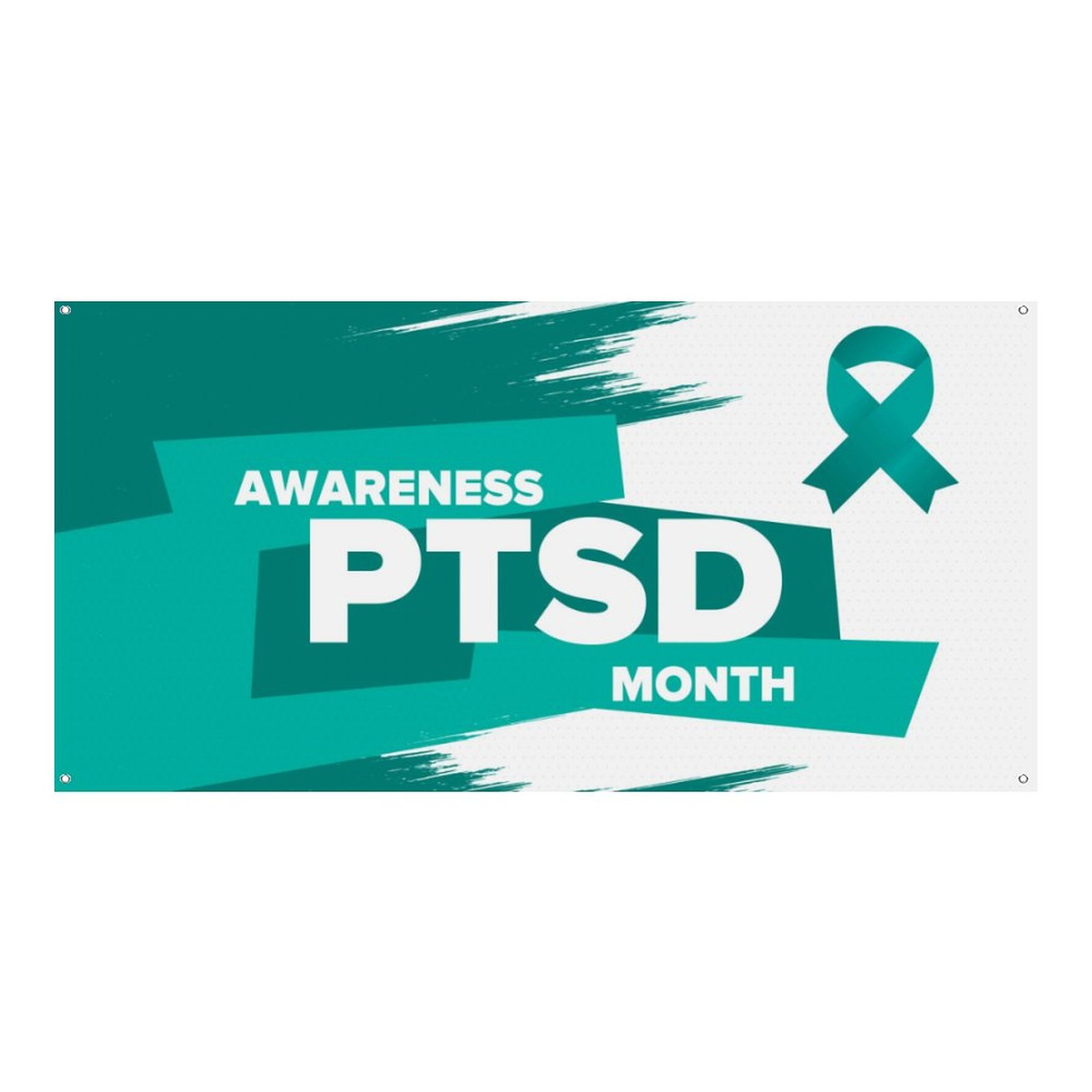 June Is PTSD Awareness Month Banners Flag Hanging Backdrop Sign Wall ...