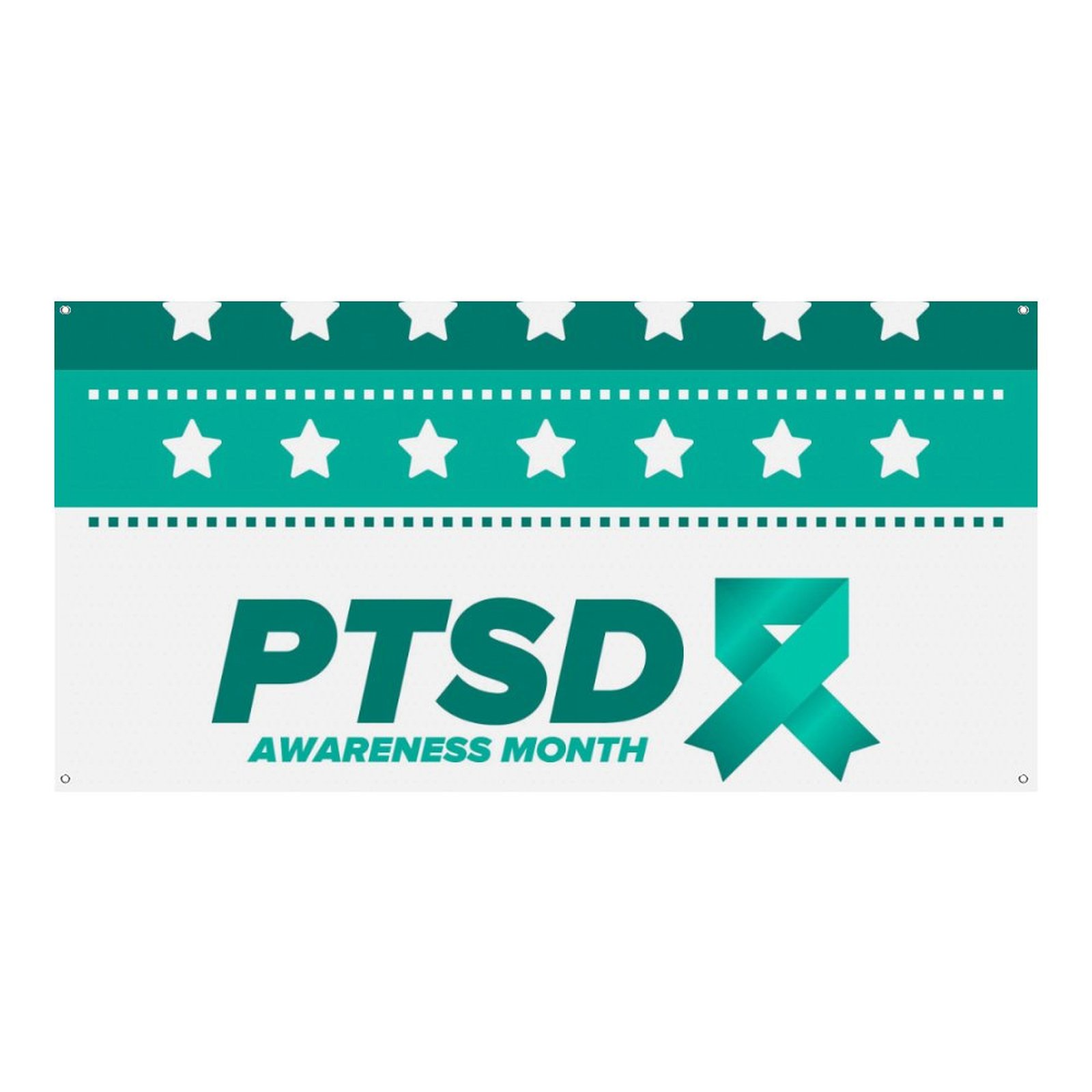 June Is PTSD Awareness Month Banners Flag Hanging Backdrop Sign Wall ...