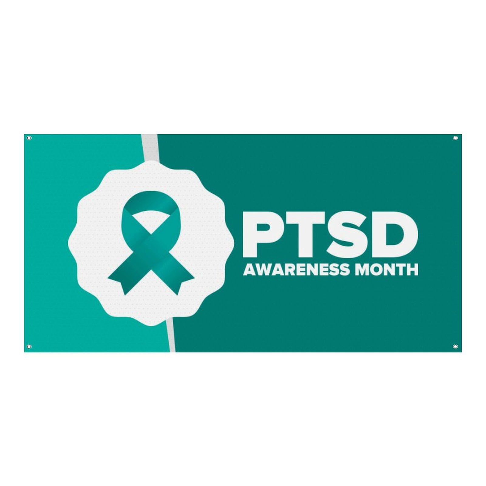 June Is PTSD Awareness Month Banners Flag Hanging Backdrop Sign Wall ...