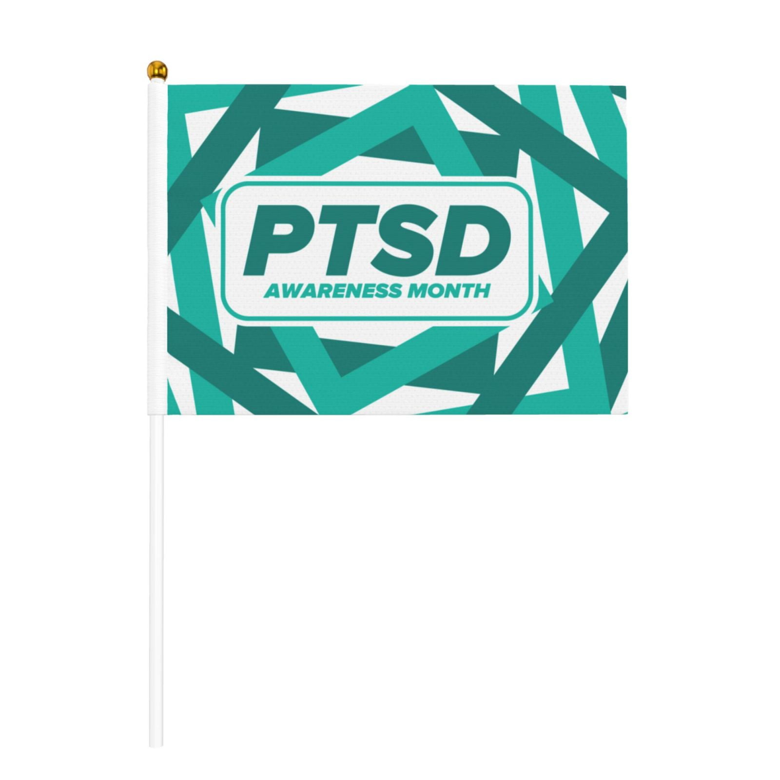 June Is Ptsd Awareness Month Flag Small Mini Hand Held Flags Small ...