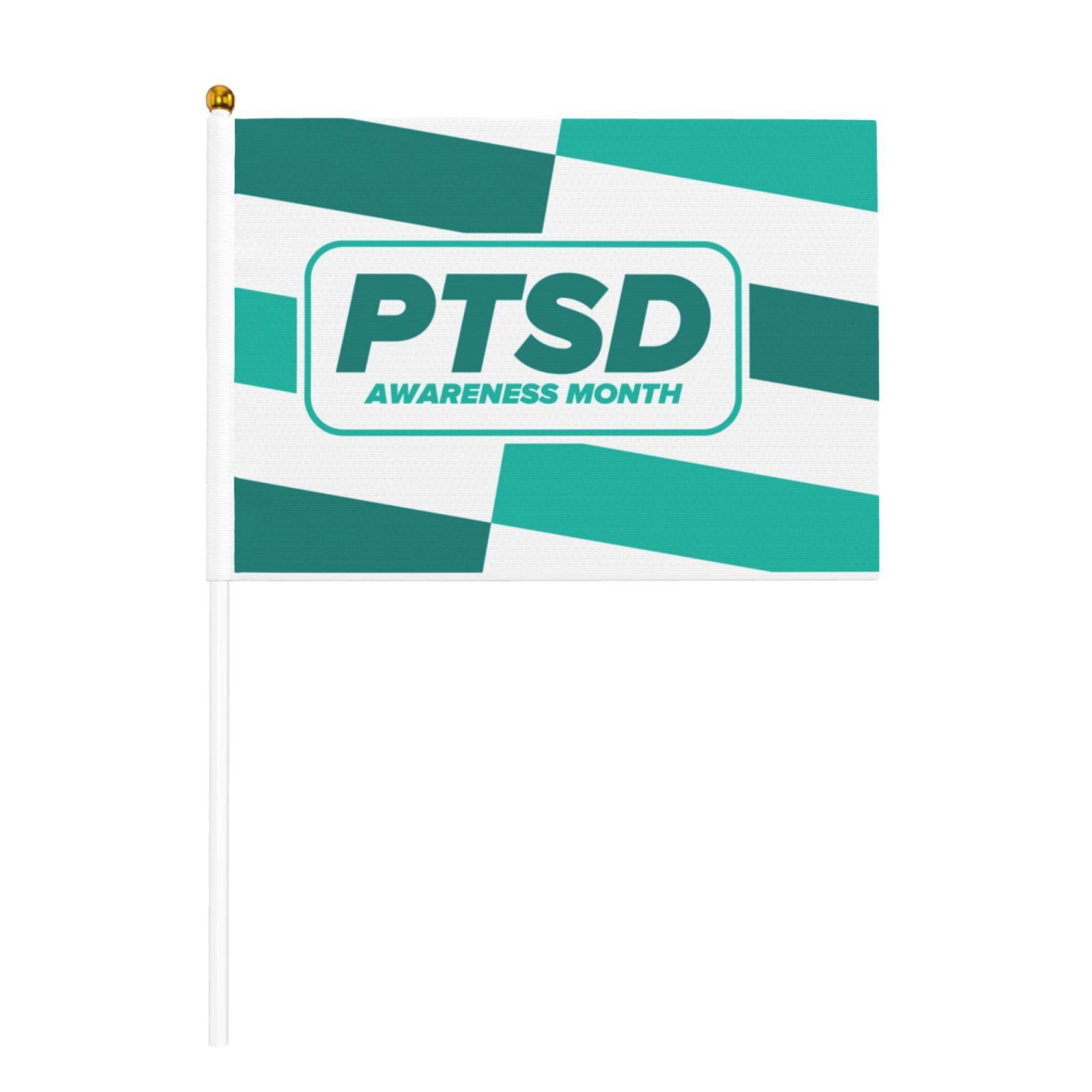 June Is Ptsd Awareness Month Flag Small Mini Hand Held Flags Small ...