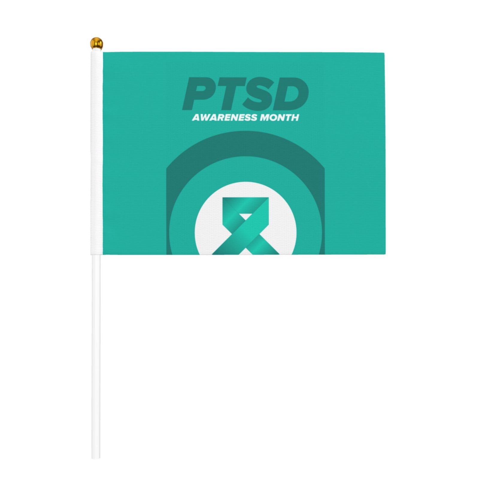 June Is Ptsd Awareness Month Flag Small Mini Hand Held Flags Small ...