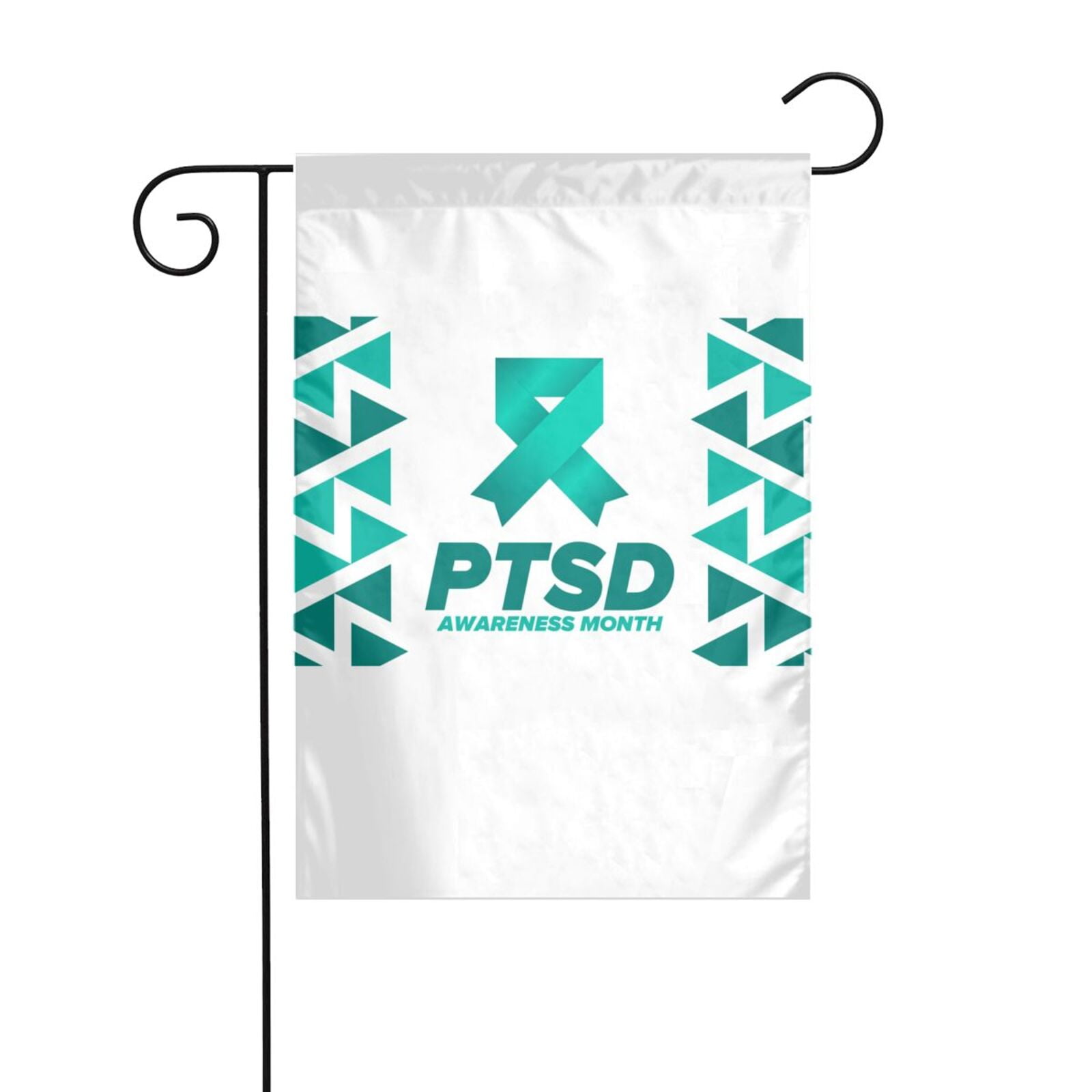 June Is Ptsd Awareness Month Garden Flag Double Sided Yard Banner Flags ...