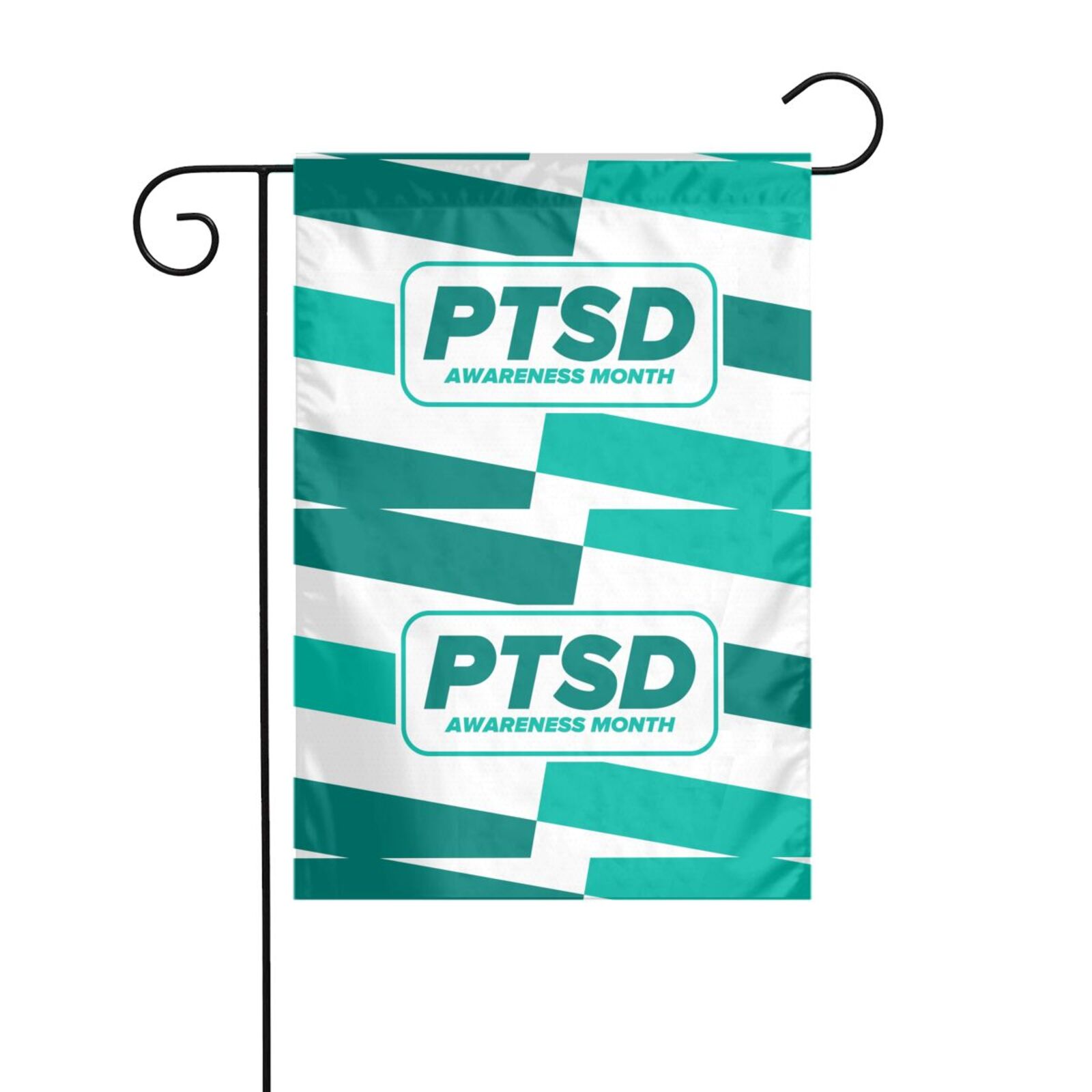 June Is Ptsd Awareness Month Garden Flag Double Sided Yard Banner Flags ...