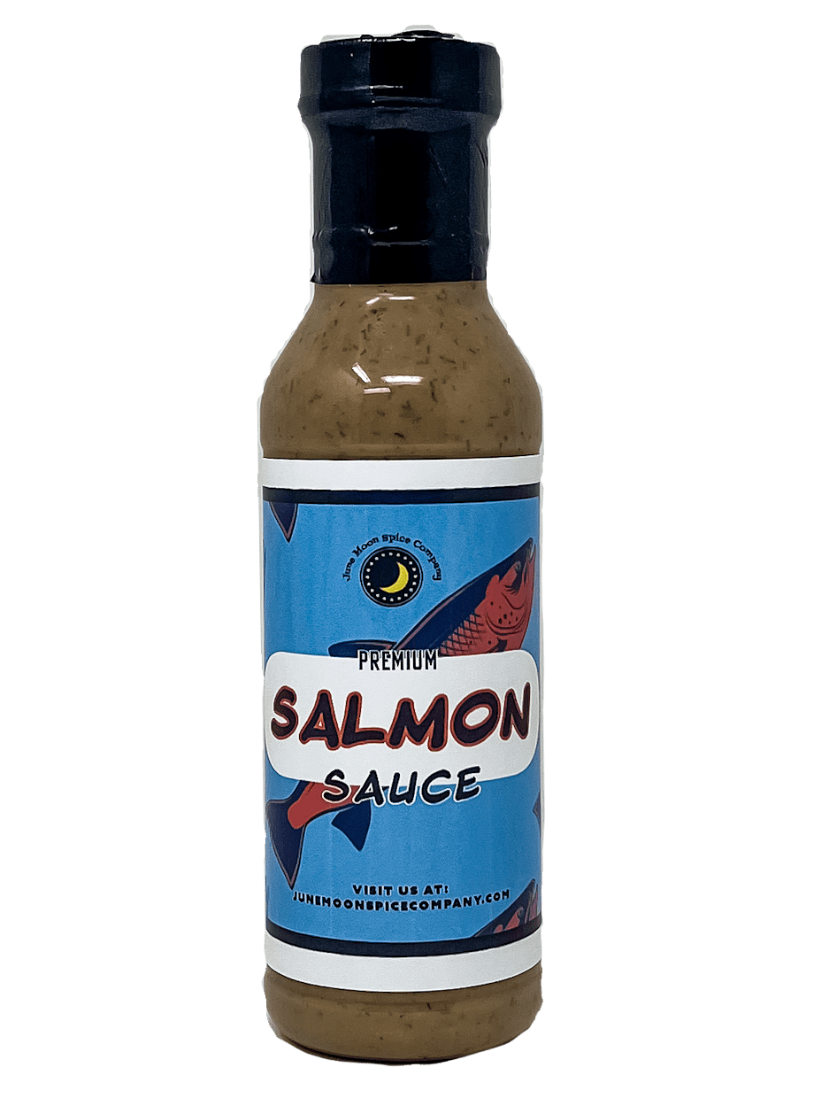 June Moon Spice Company's Rich Salmon Marinade Sauce | Premium Seafood ...