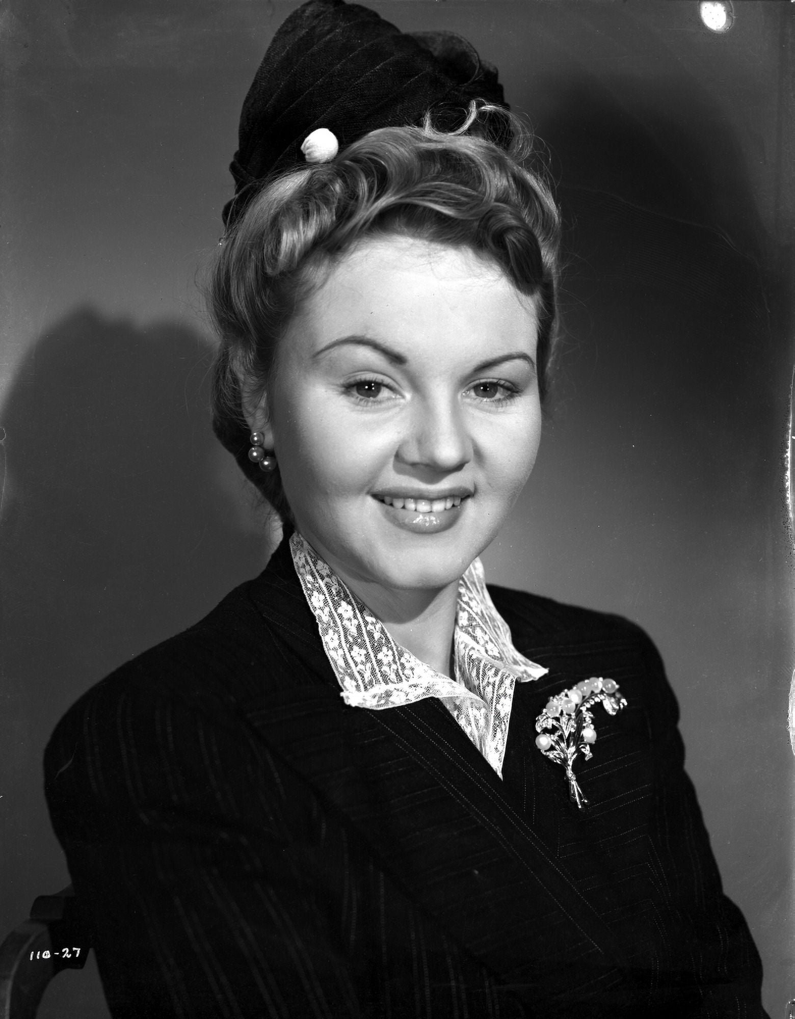 June Storey in Black Formal Outfit Portrait Photo Print (24 x 30 ...