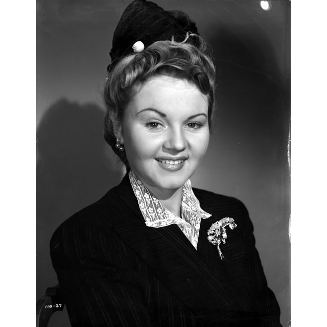 June Storey in Black Formal Outfit Portrait Photo Print (8 x 10 ...