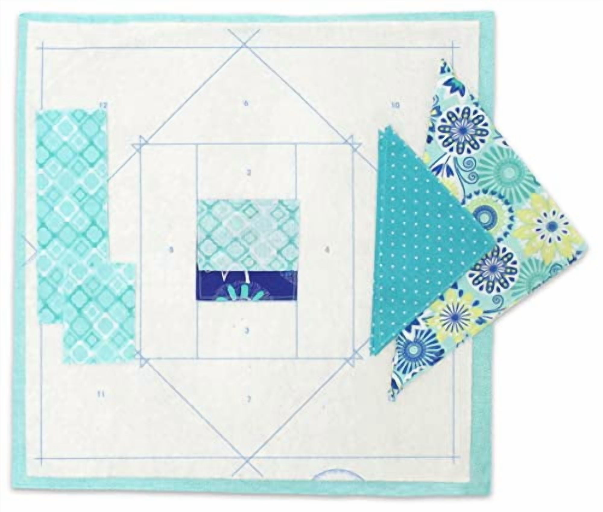 June Tailor Block Quilt Kit, 12-Piece - Walmart.com