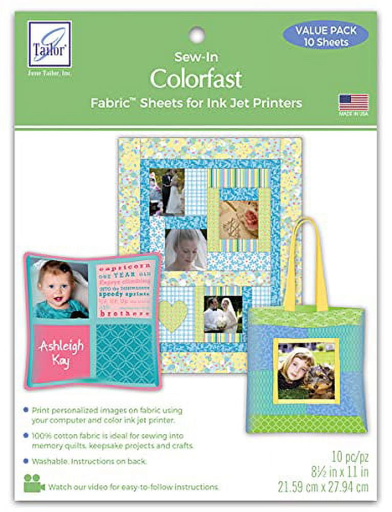 June Tailor Colorfast Fabric .. .. Sheets 10-Pack - Walmart.com