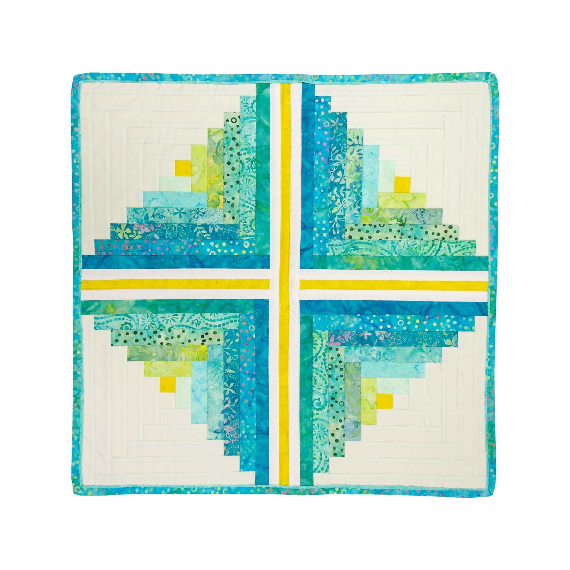 June Tailor Quilt-as-You-Go Cotton/Poly Table Runner Kit, 4-Piece Die ...