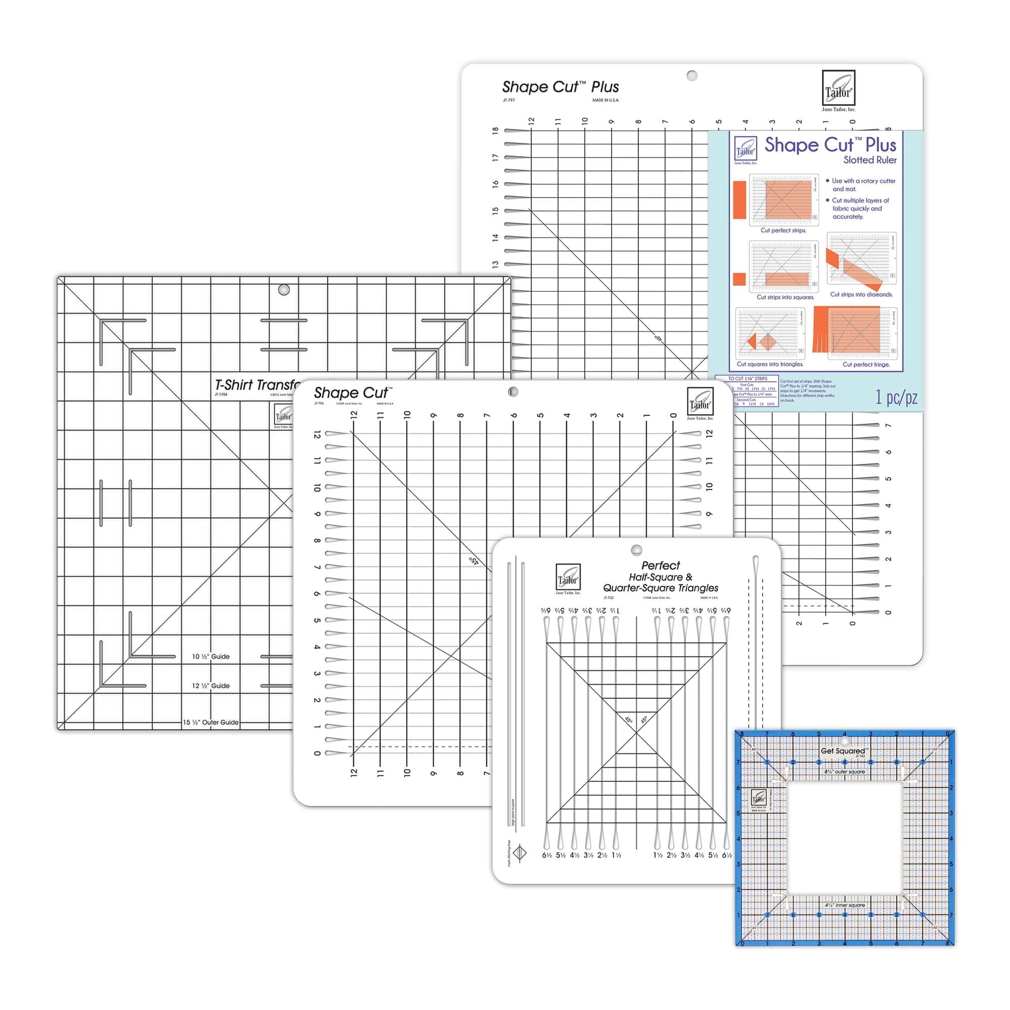 June Tailor Shape Cut Die-Cut Dies for Craft Projects, 5 Pieces ...
