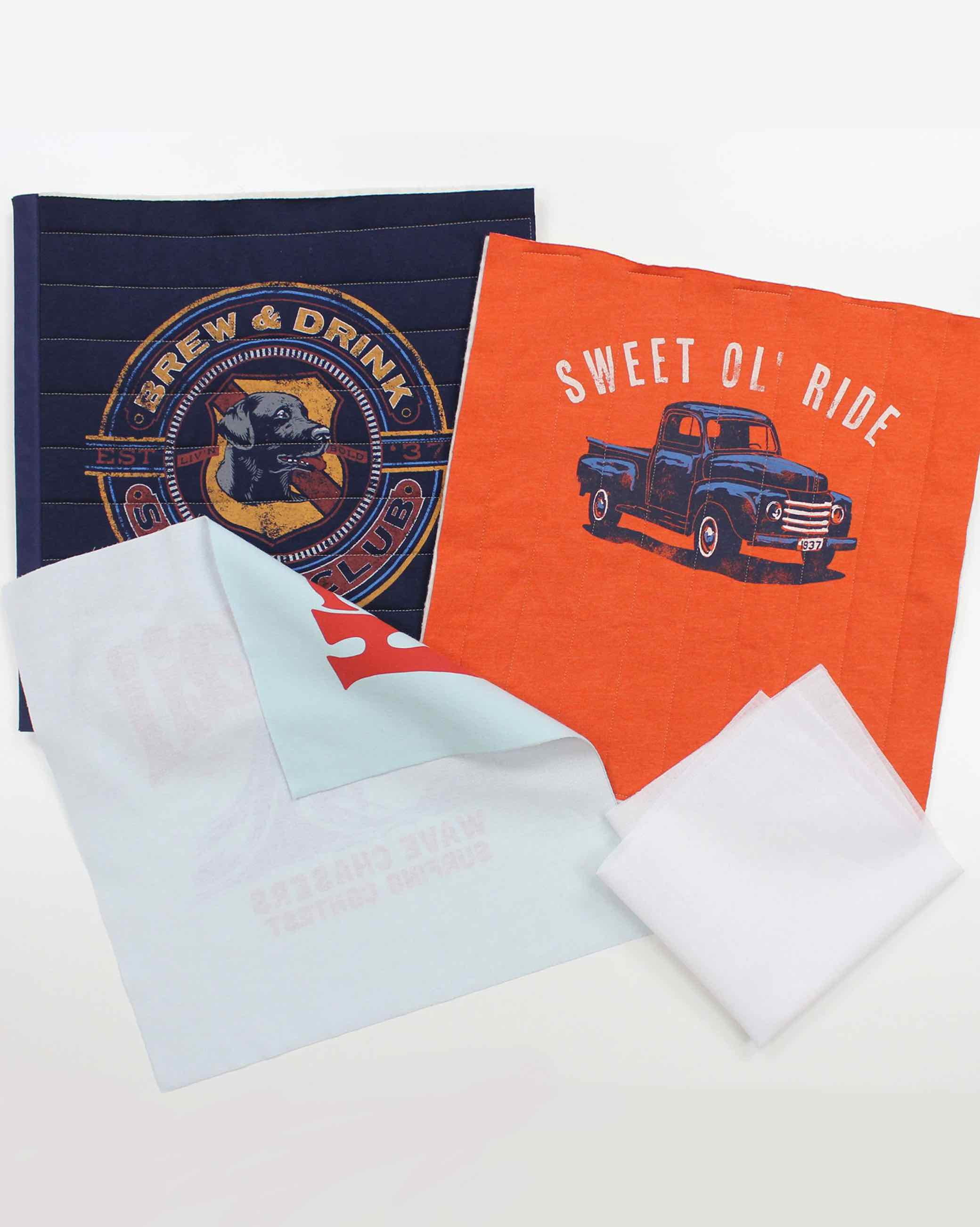 June Tailor Quilt T-Shirt Project Stabilizer, Iron Fabric Fusible ...